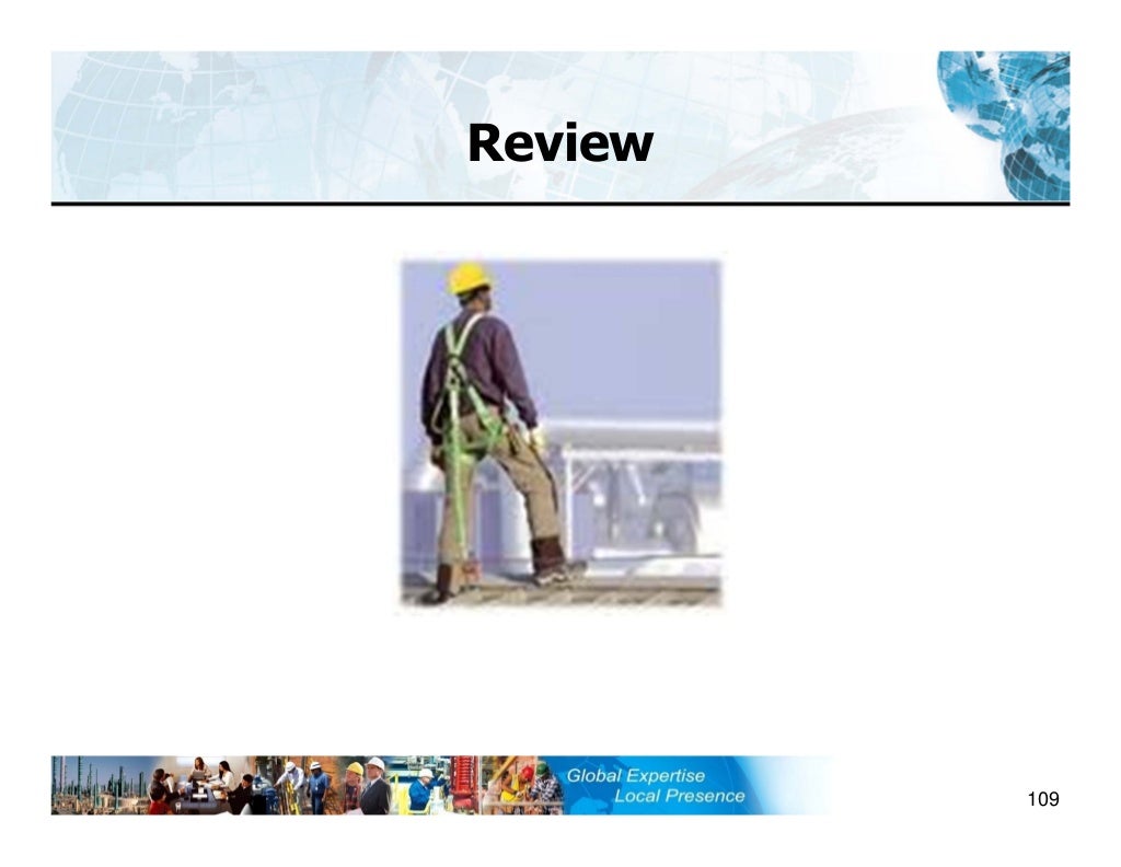 Working at height slides