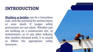 Working at Heights Safety Measures and Best Practices for Elevated Work ...