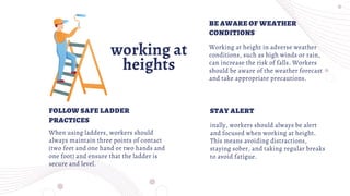 Working at Heights Safety Measures and Best Practices for Elevated Work ...