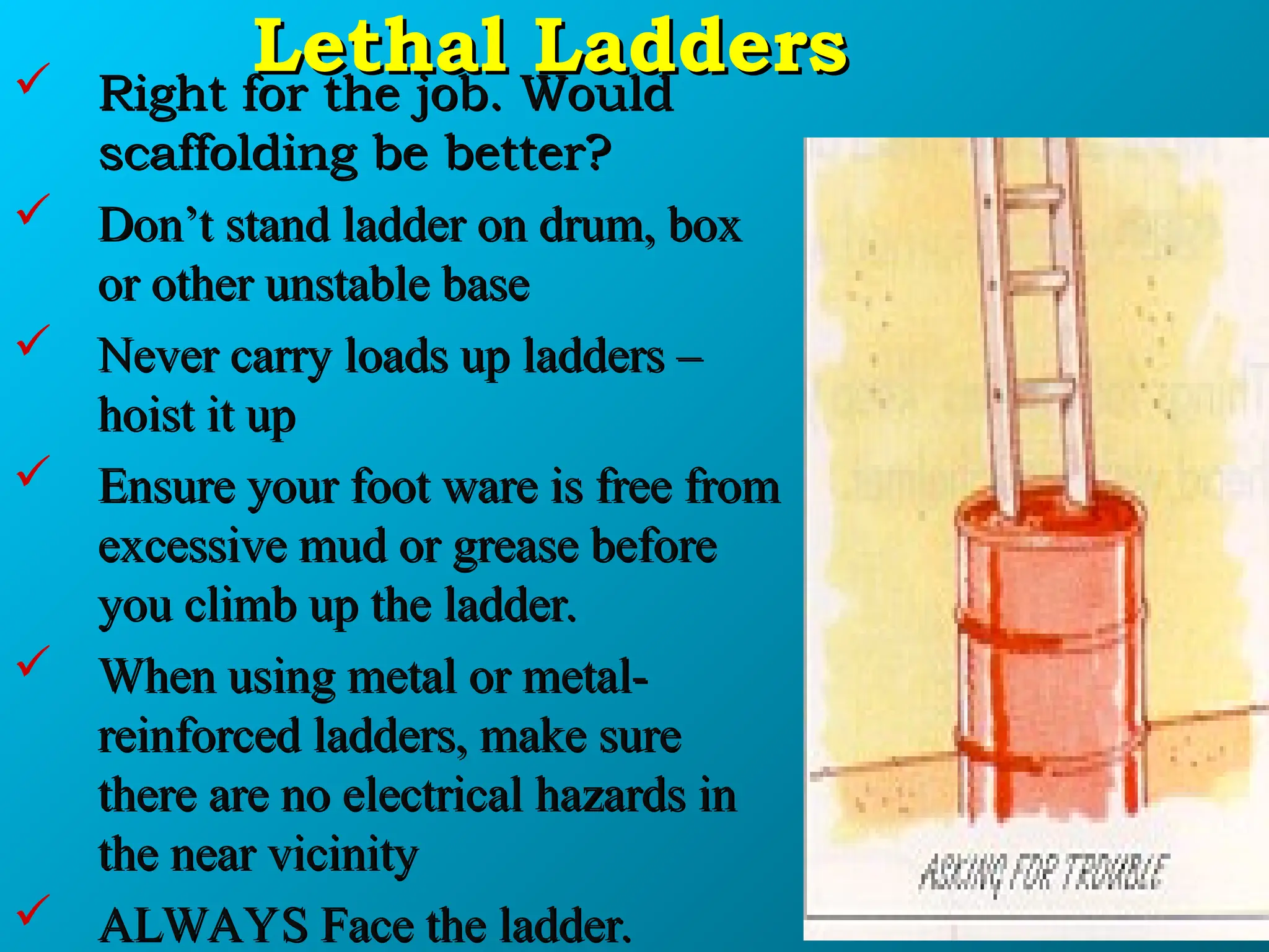 Working at Height Training Slide presentation | PPT