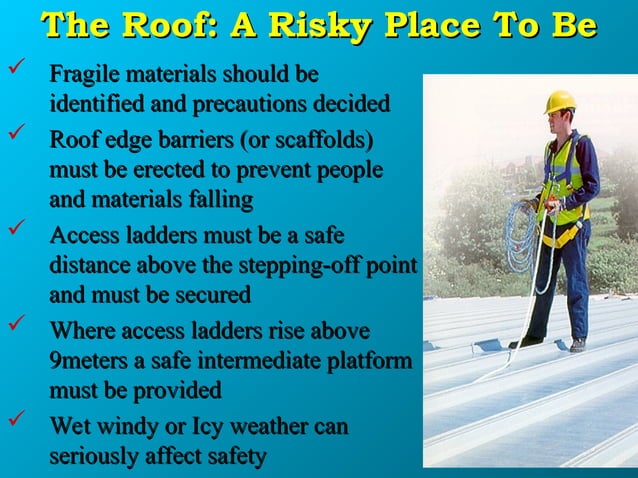 Working at Height Training Slide presentation | PPT