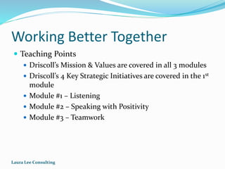 Working Better Together | PPTX