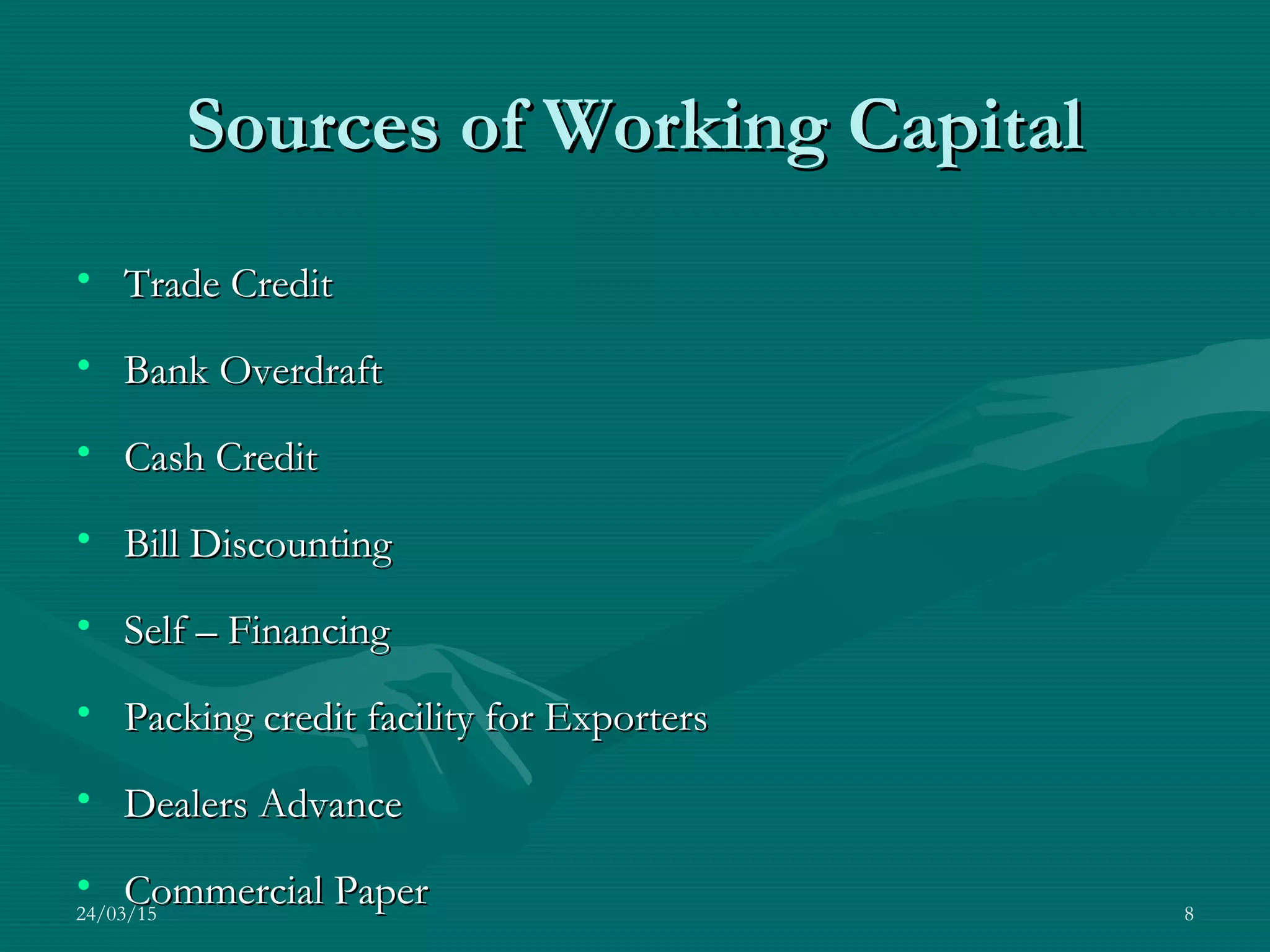 Working capital | PPT