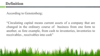 Working capital | PPTX