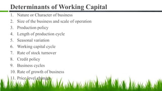 Working capital | PPTX