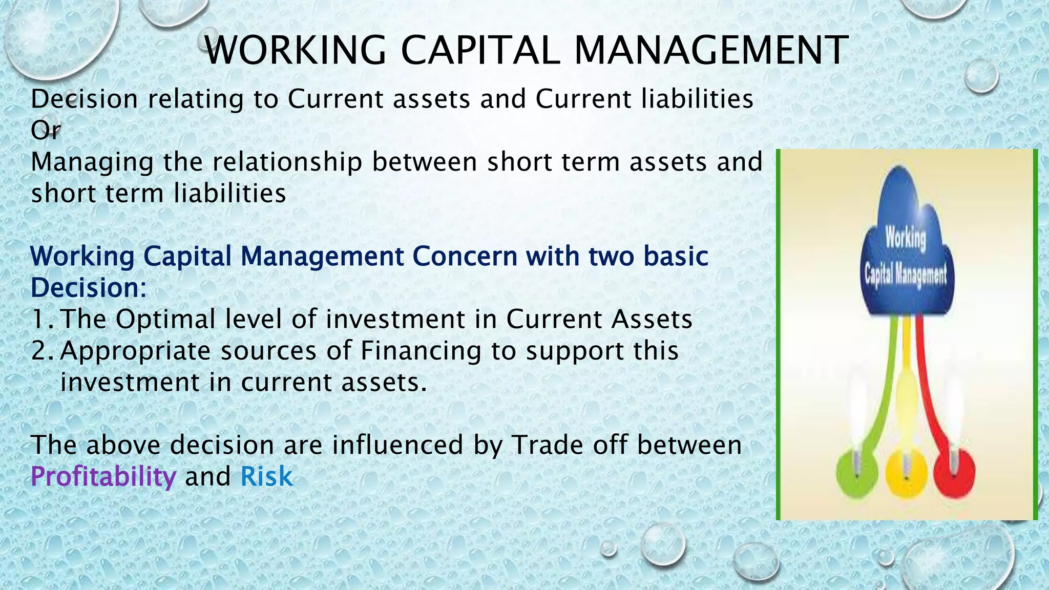Working capital | PPTX
