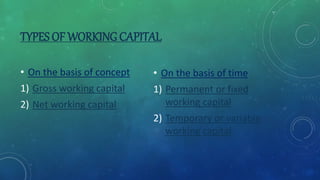 working capital | PPT