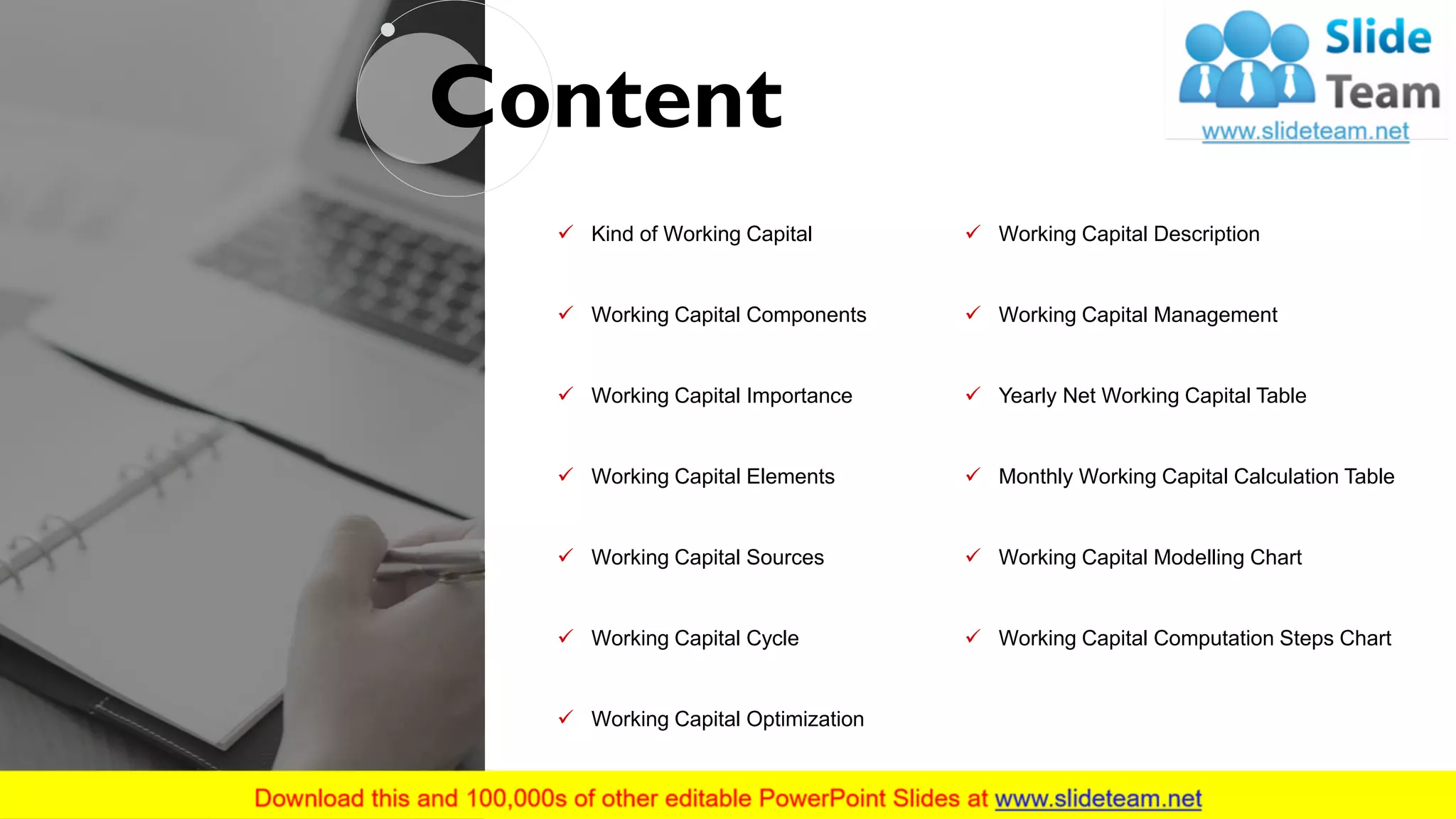 Working Capital Analysis PowerPoint Presentation Slides | PDF