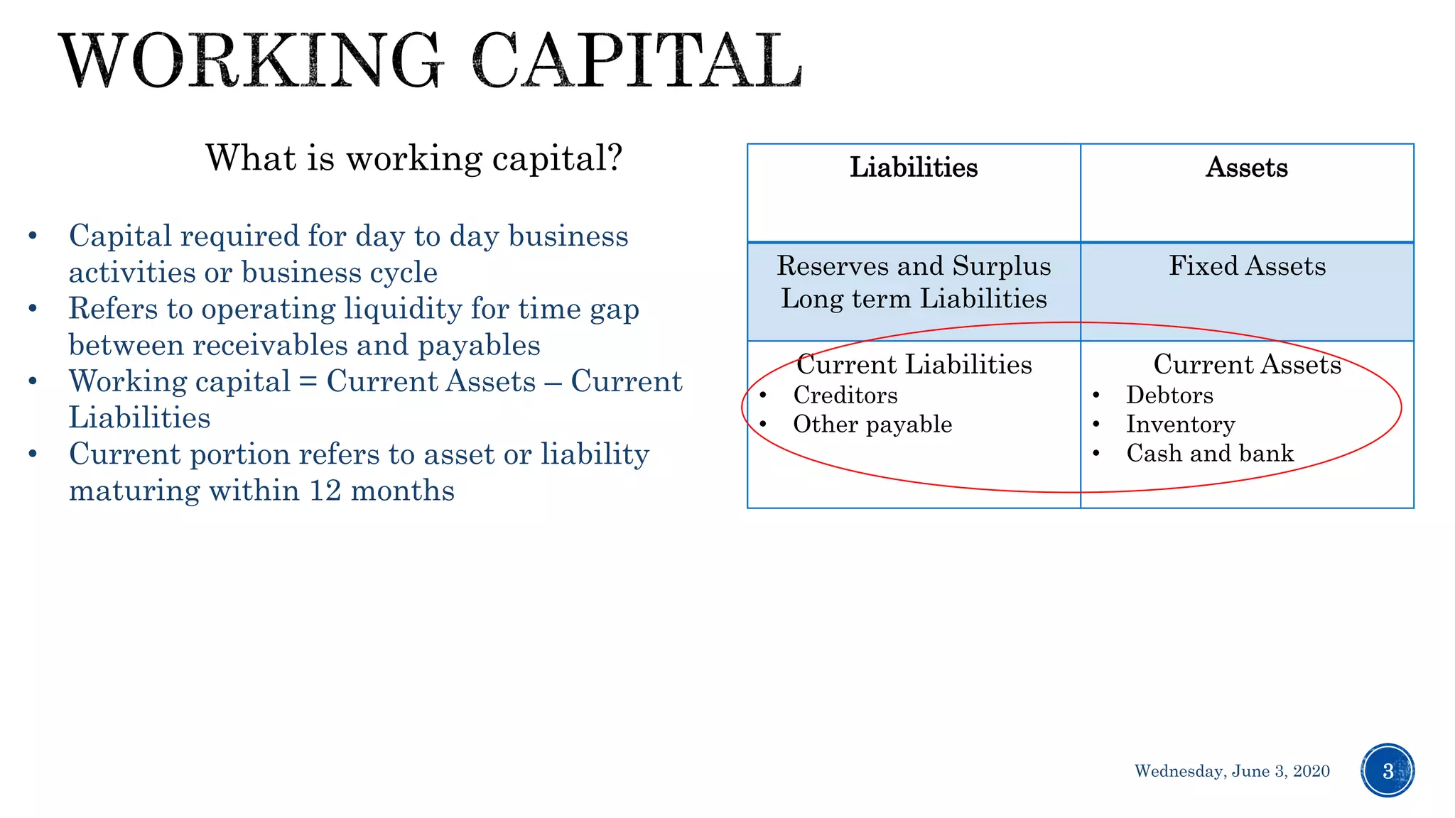 Working capital and cashflow v1 | PPT