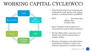 Working capital and cashflow v1 | PPT