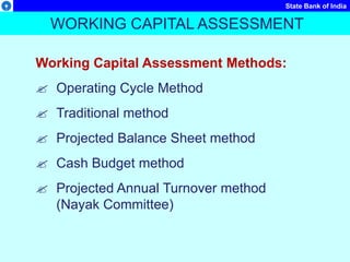 Working capital assessment | PPT
