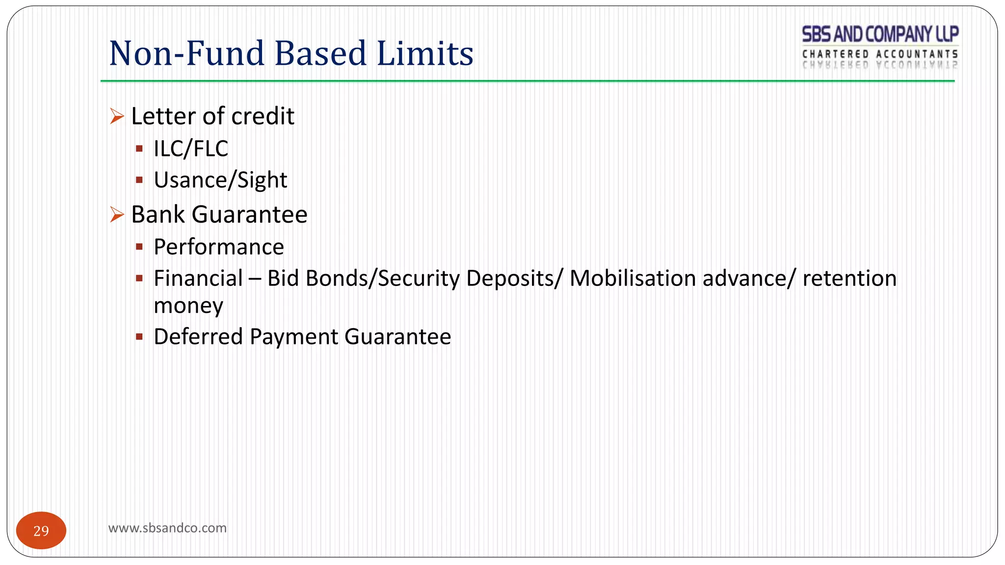 Working capital assessment | PPTX