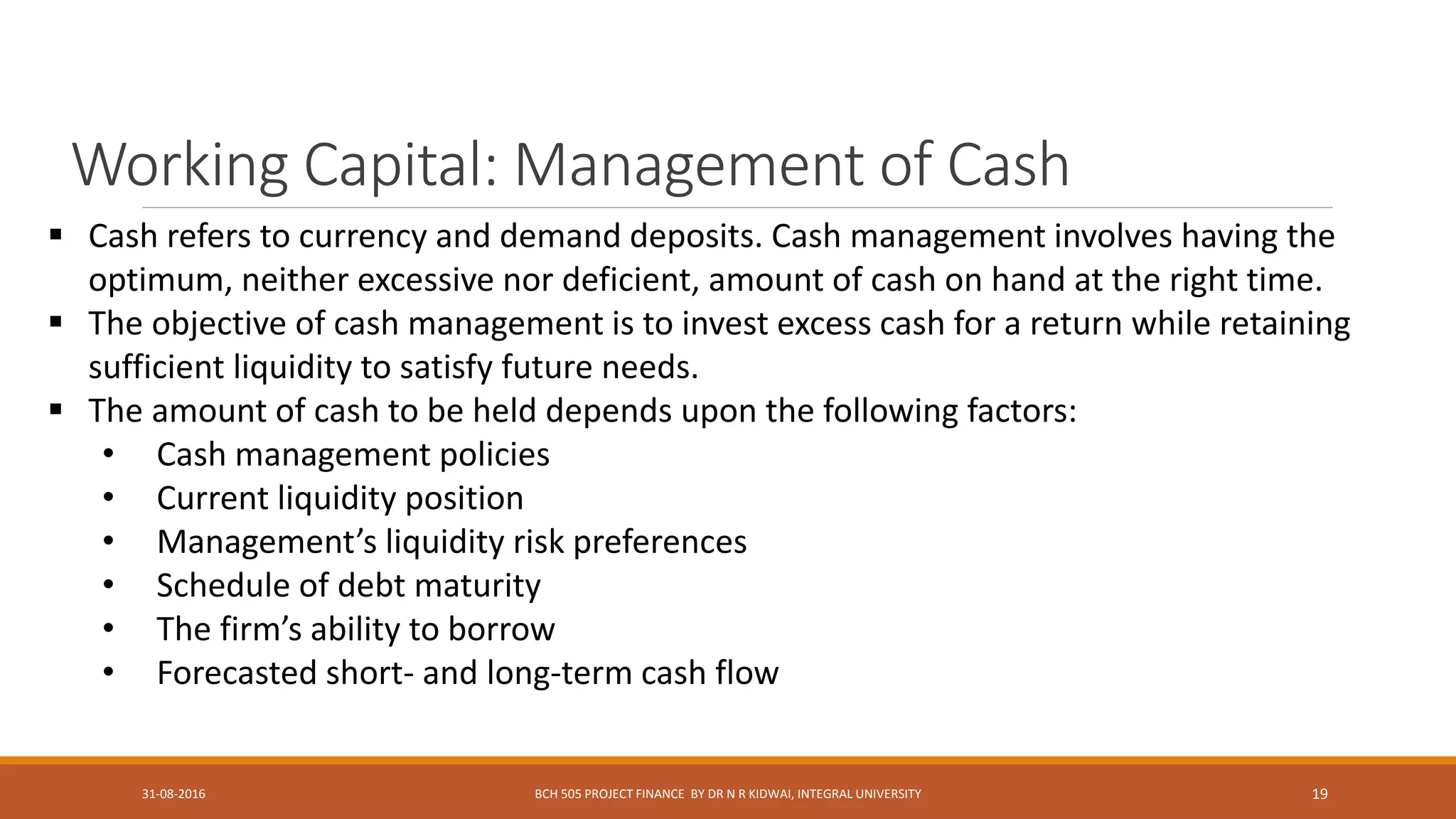 Working capital decisions in Financial management | PPTX