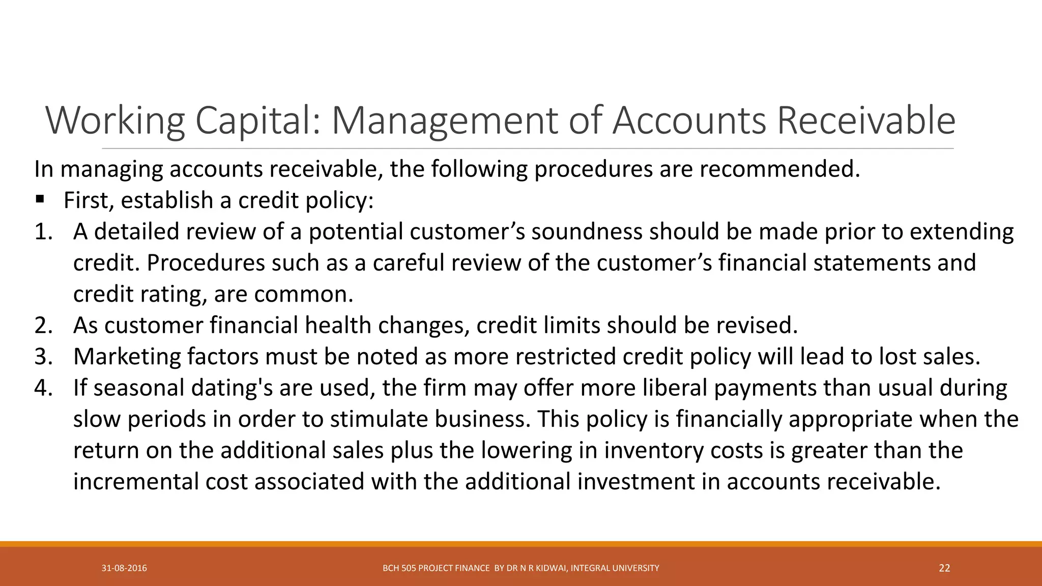 Working capital decisions in Financial management | PPTX