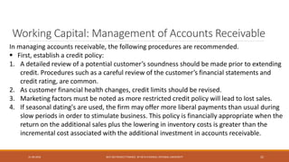 Working capital decisions in Financial management | PPTX