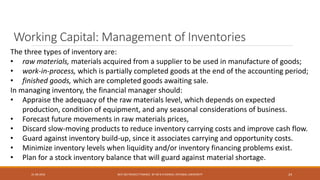 Working capital decisions in Financial management | PPTX