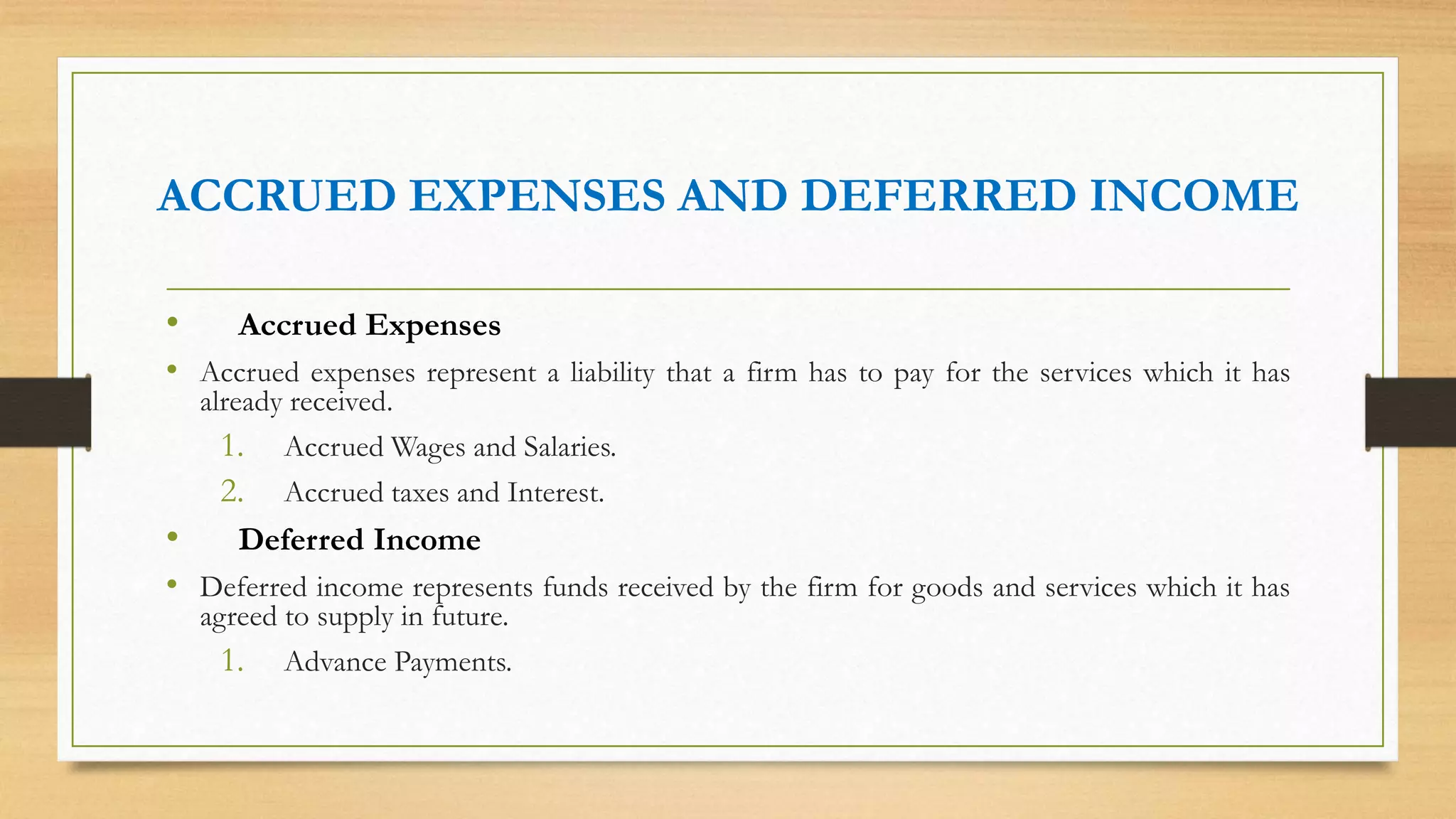 Working capital finance | PPTX