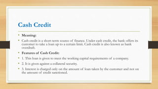 Working capital finance | PPTX