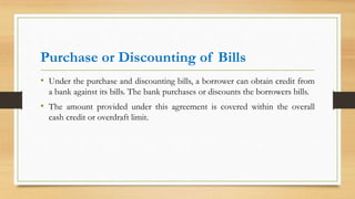 Working capital finance | PPTX