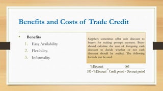 Working capital finance | PPTX