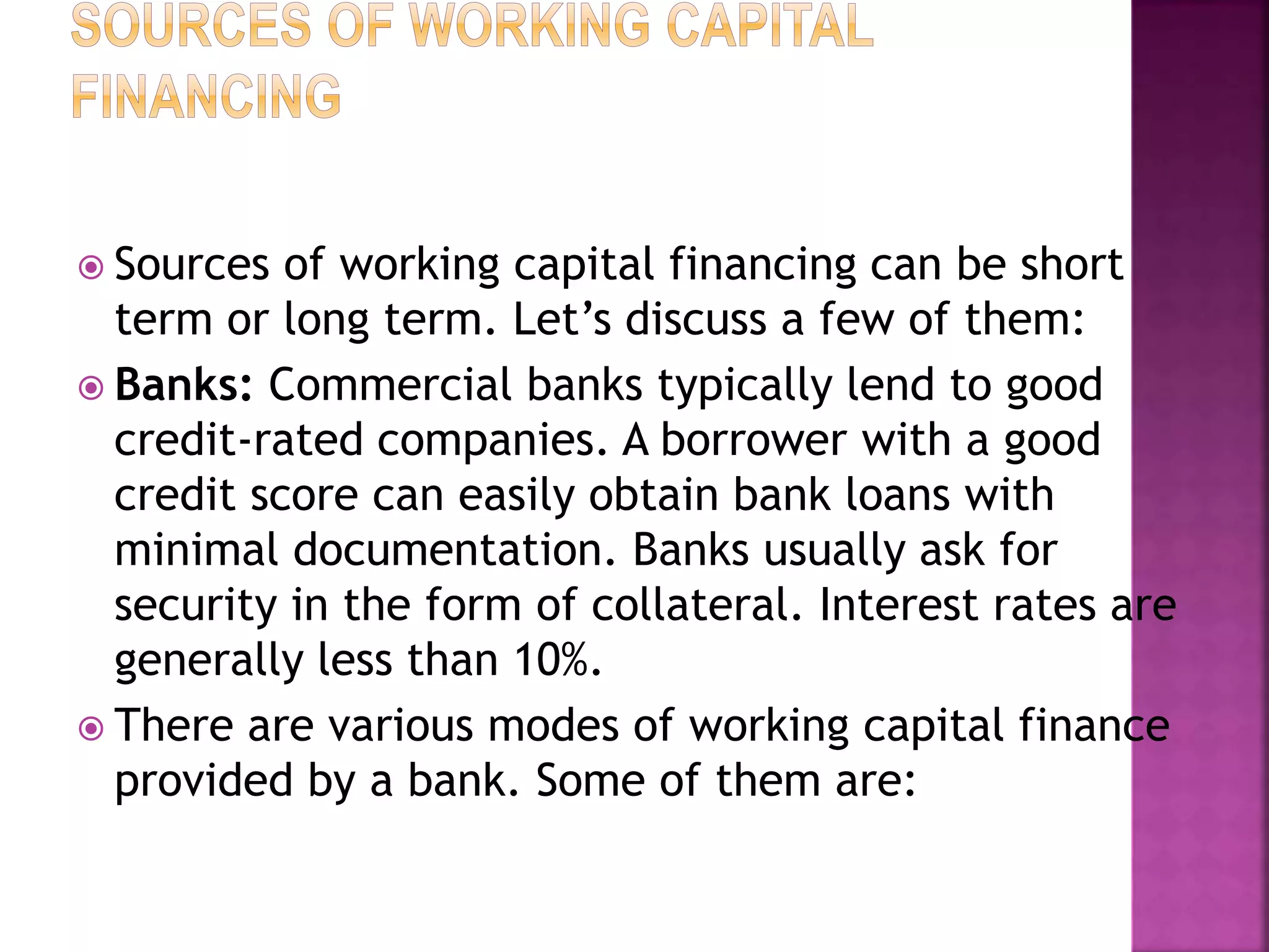 Working Capital Financing - PPT.pptx