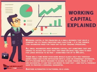 Working Capital Financing & Sources Of Working Capital | PPT