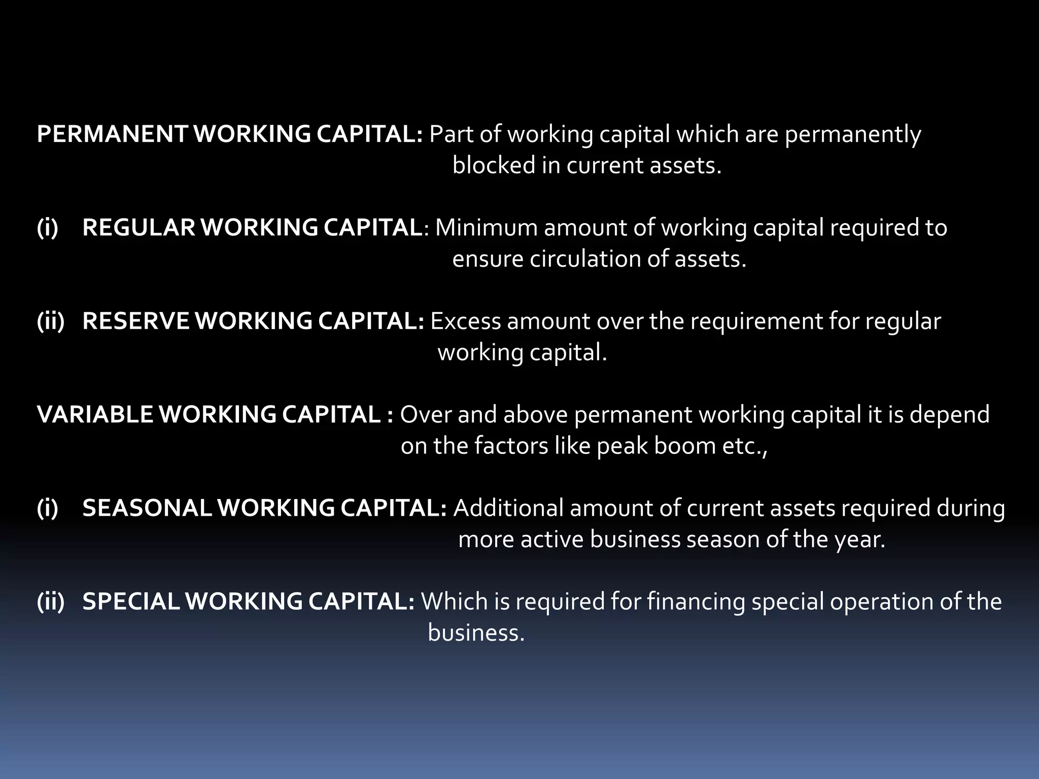 Working capital in financial management | PDF