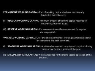 Working capital in financial management | PDF