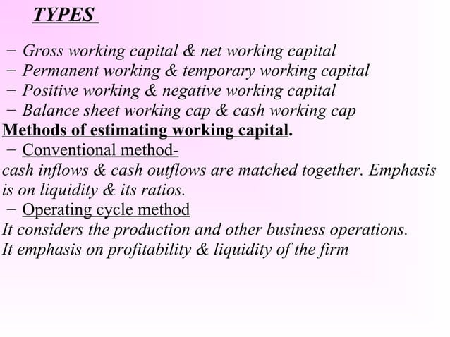 Working capital management | PPT