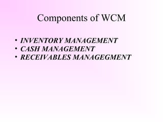 Working capital management | PPT