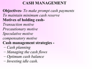 Working capital management | PPT