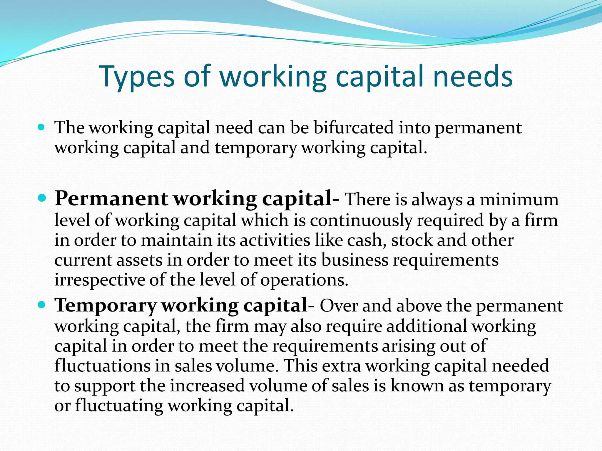 Working capital management | PPTX