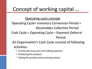 Working capital management | PPT