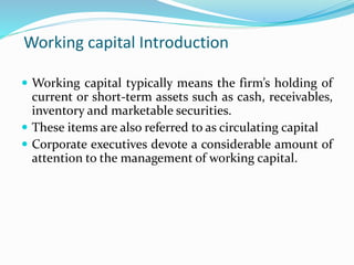 Working capital management | PPT