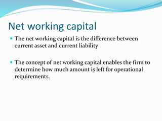 Working capital management | PPT