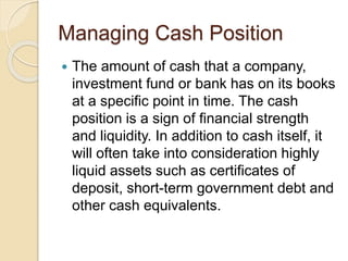 Working capital management | PPTX