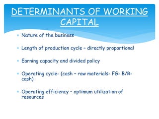 Working capital management | PPTX