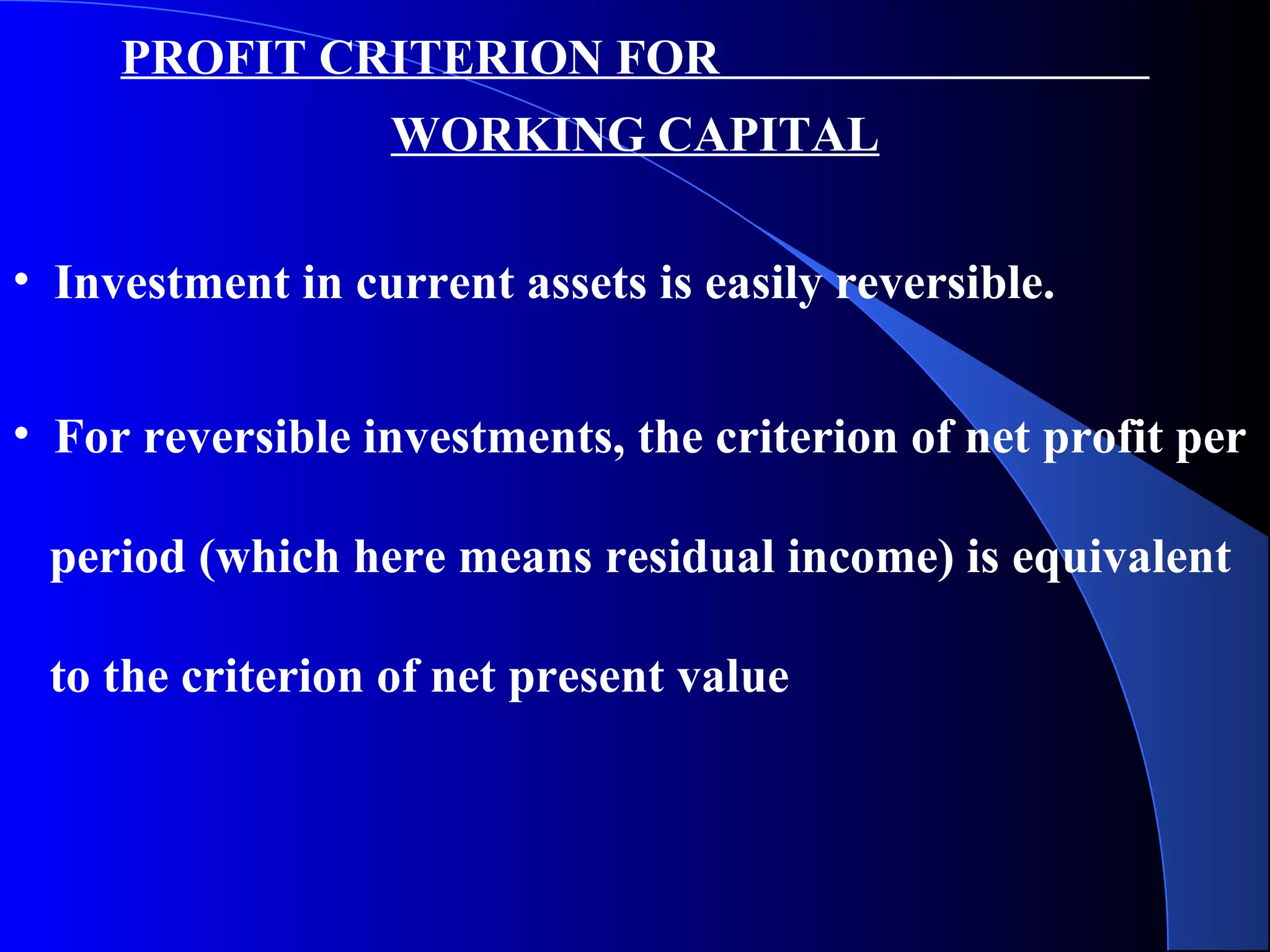Working Capital Management | PPT