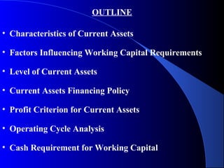 Working Capital Management | PPT