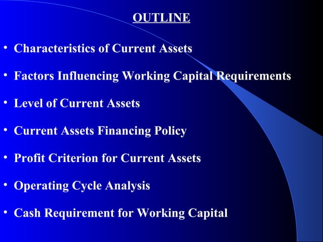 Working Capital Management | PPT