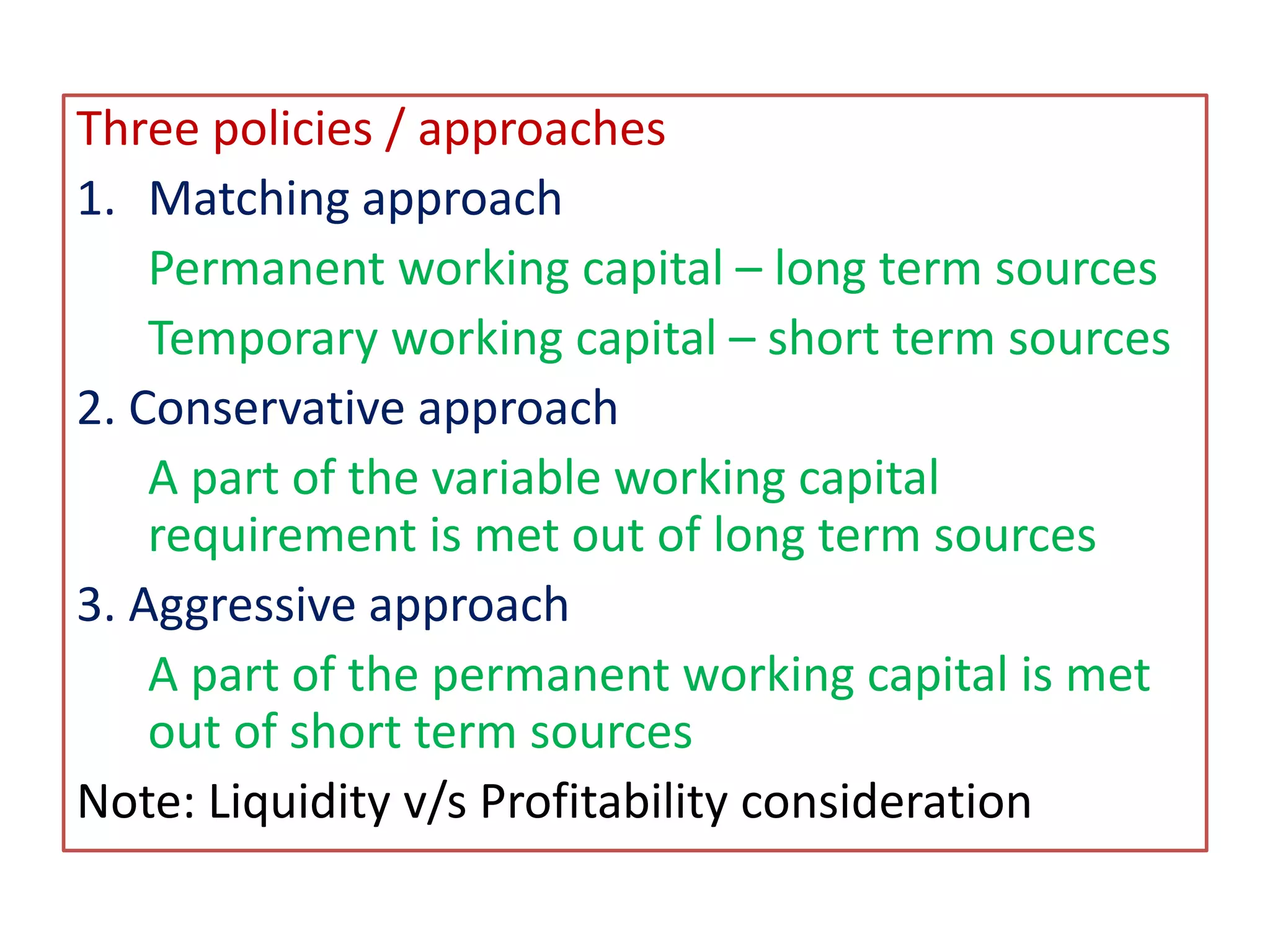 Working capital management | PPTX