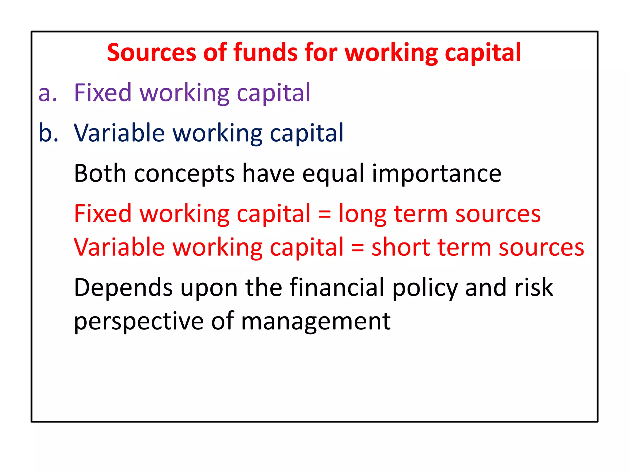 Working capital management | PPTX