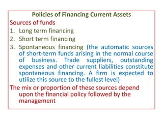 Working capital management | PPTX