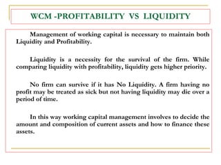 Working capital management | PPT