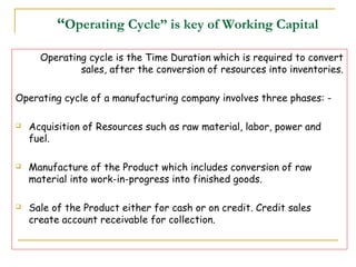 Working capital management | PPT