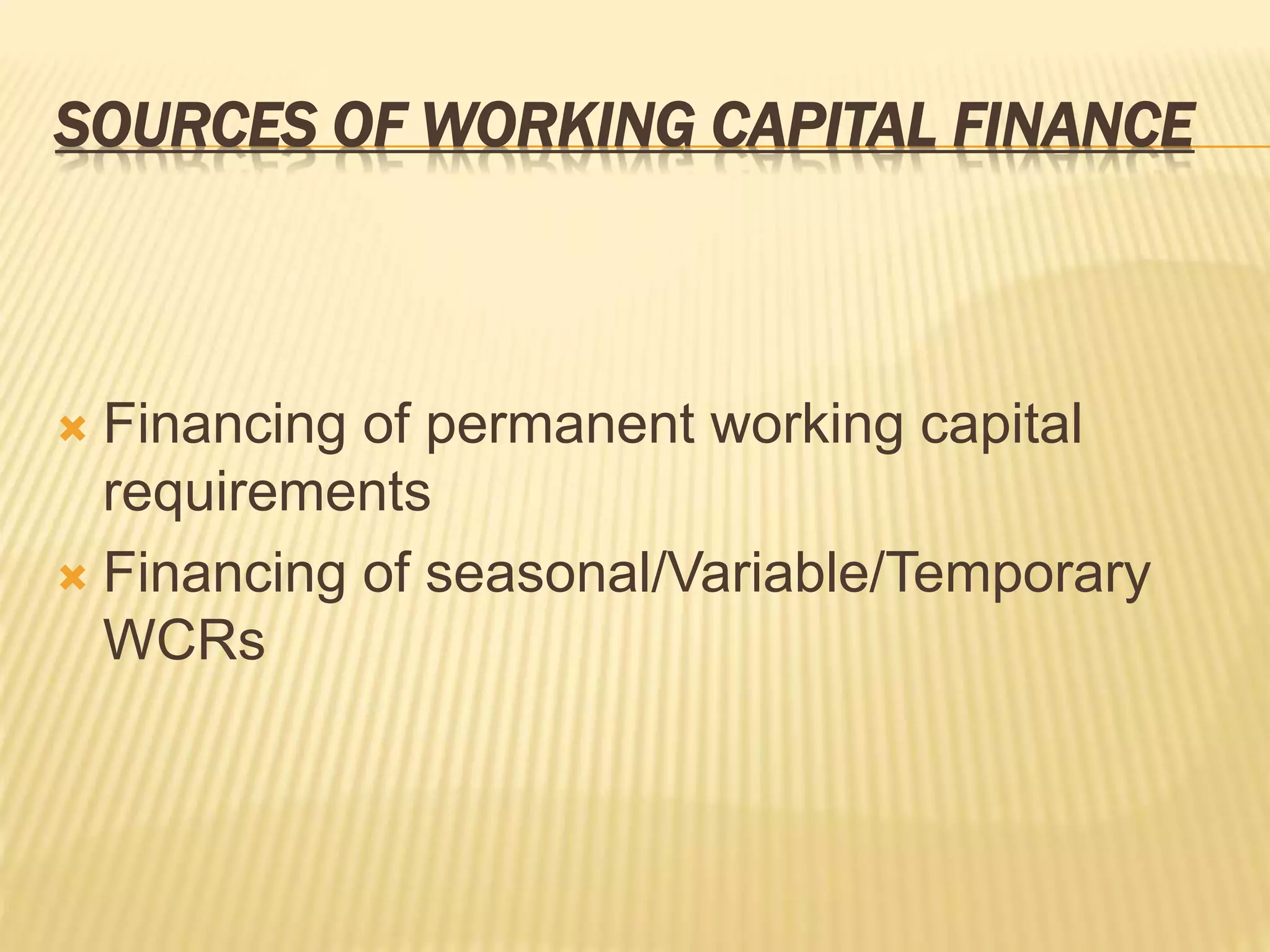 Working capital management | PPTX