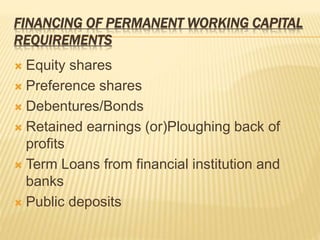 Working capital management | PPTX