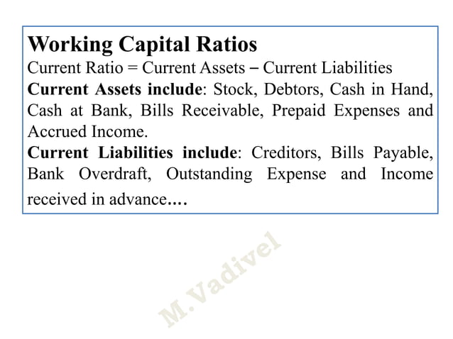Working Capital Management and its Elements | PPT