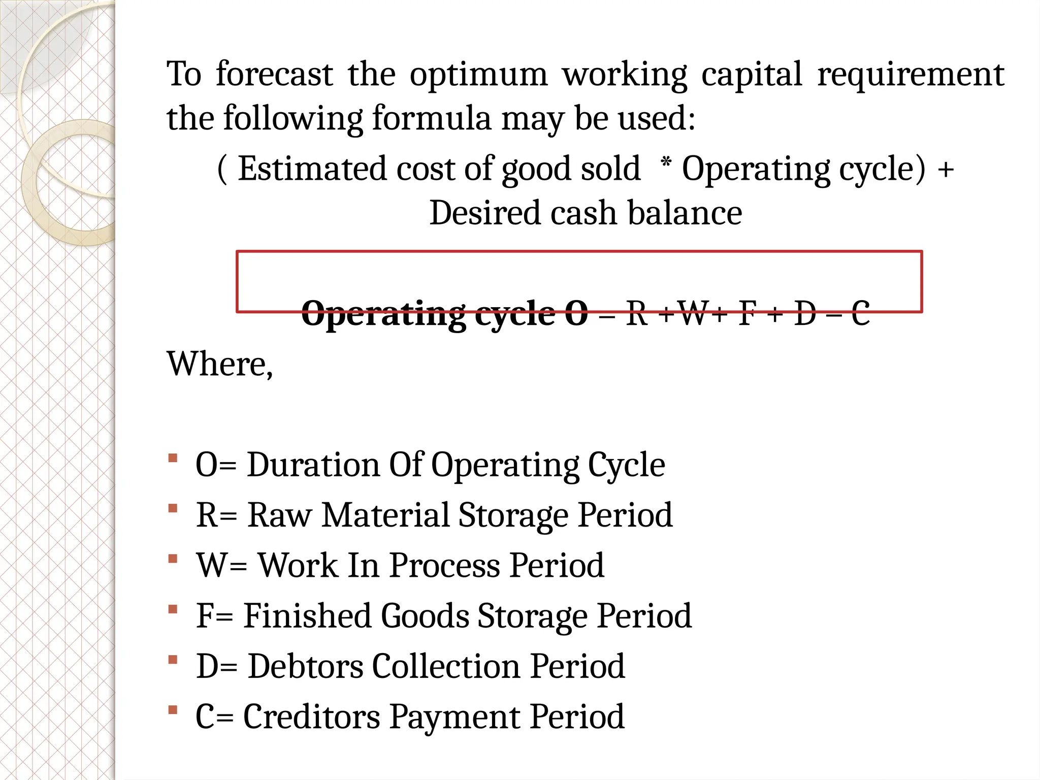 Working capital and types of Working capital | PPTX