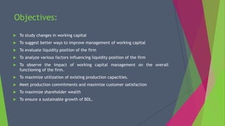 Working capital management | PPTX